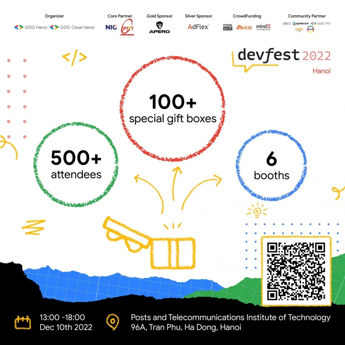 GDG DEVFEST HANOI 2022 - SỰ KIỆN CÔNG NGHỆ BÙNG NỔ DỊP CUỐI NĂM TỪ GOOGLE DEVELOPER GROUP